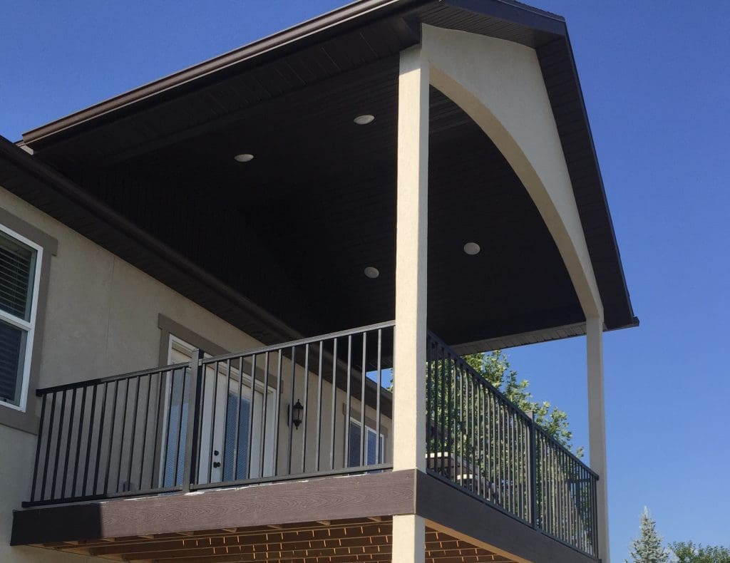 Custom Outdoor Deck Roofing in Utah by Blackrock Decks
