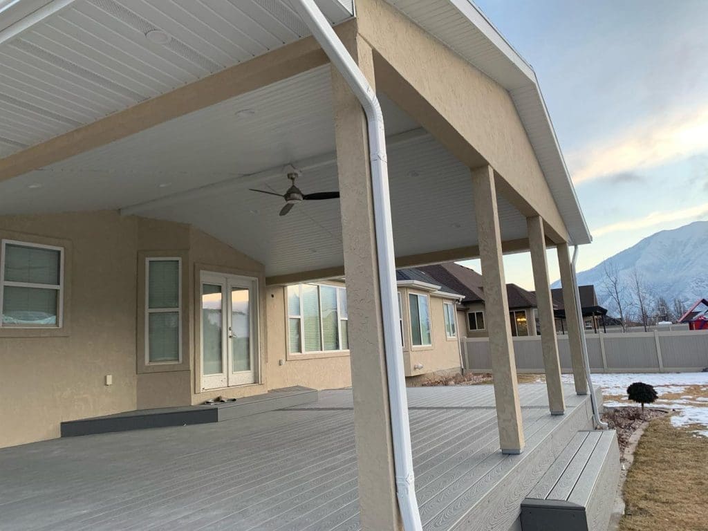 Custom Outdoor Deck Roofing in Utah by Blackrock Decks