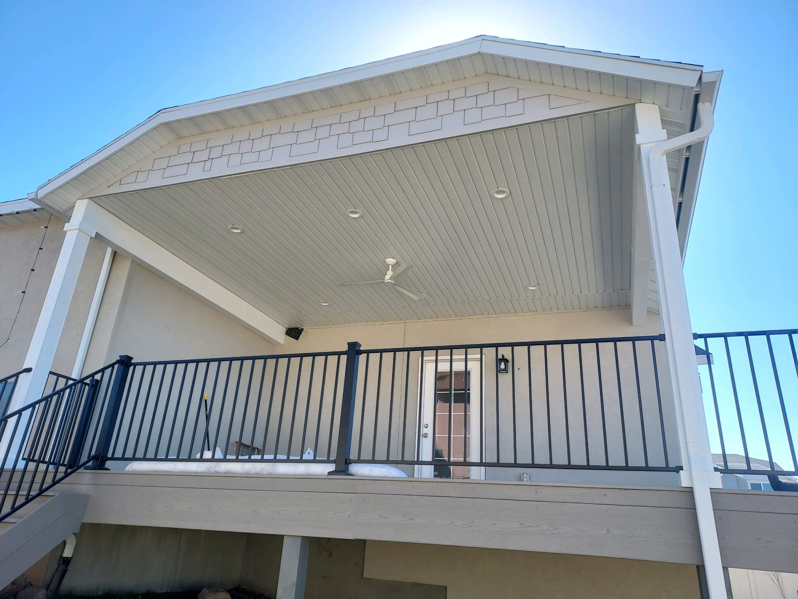 Custom Outdoor Deck Roofing in Utah by Blackrock Decks