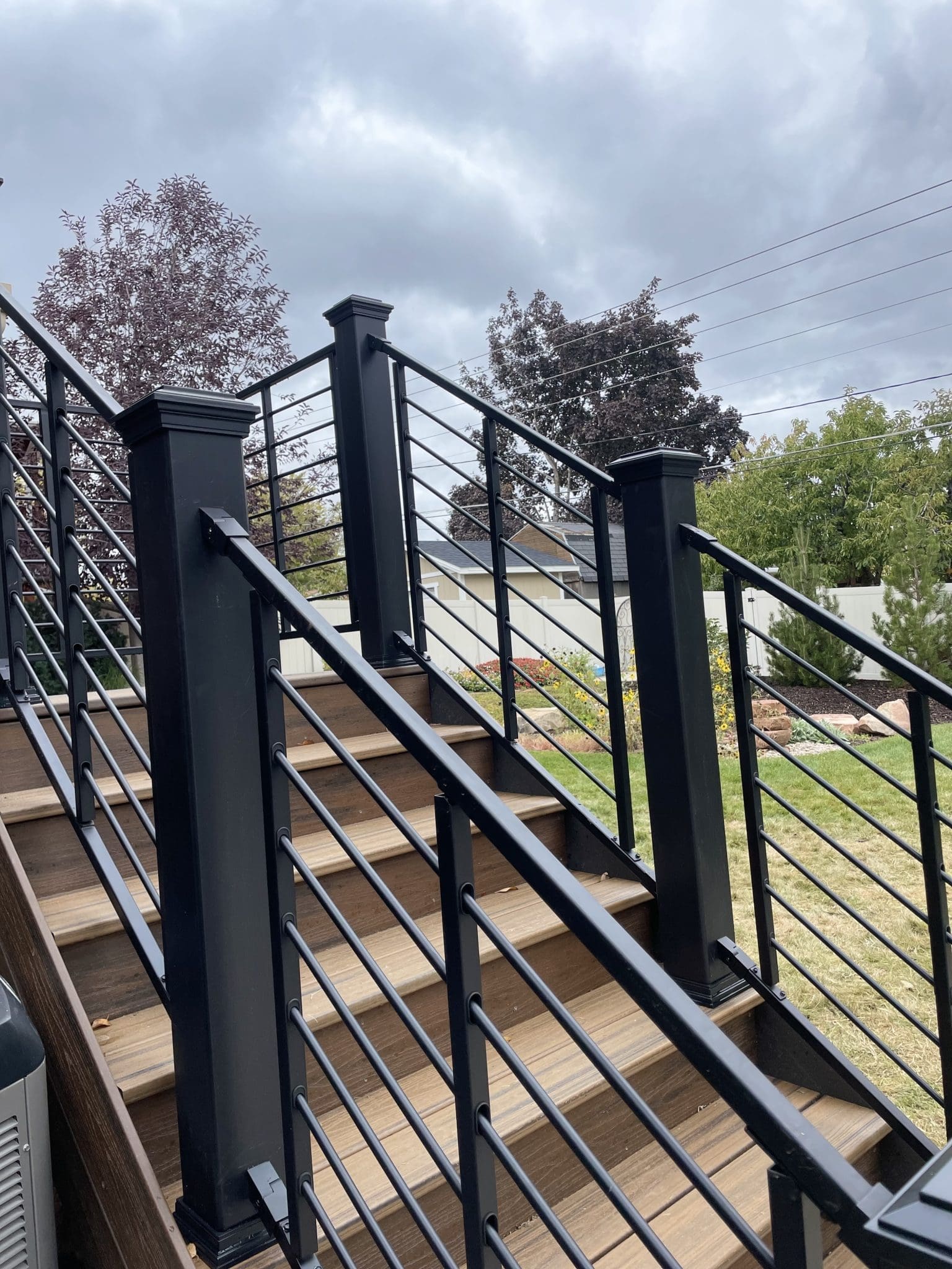 Metalworks | Black Steel Deck Railing Photos by Blackrock Decks