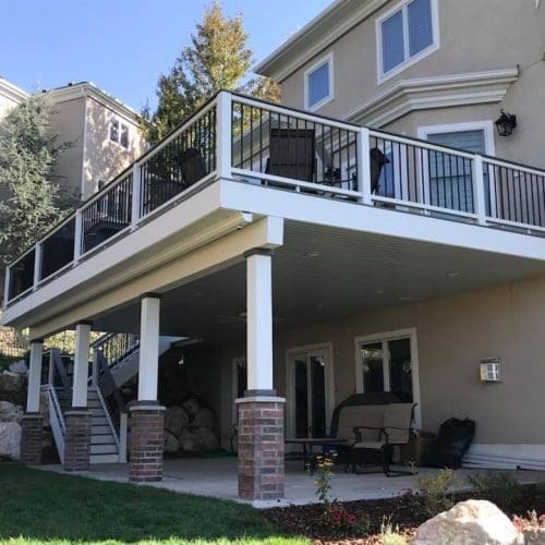Trex Transcend Railing Ideas in Utah by Blackrock Decks