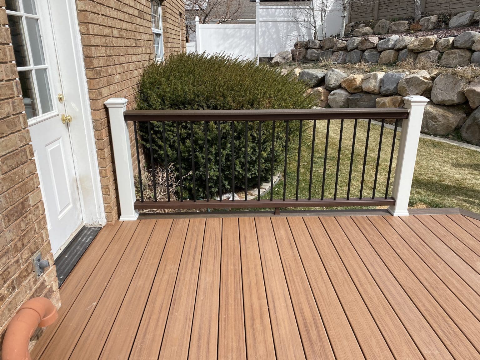 Trex Transcend Railing Ideas in Utah by Blackrock Decks