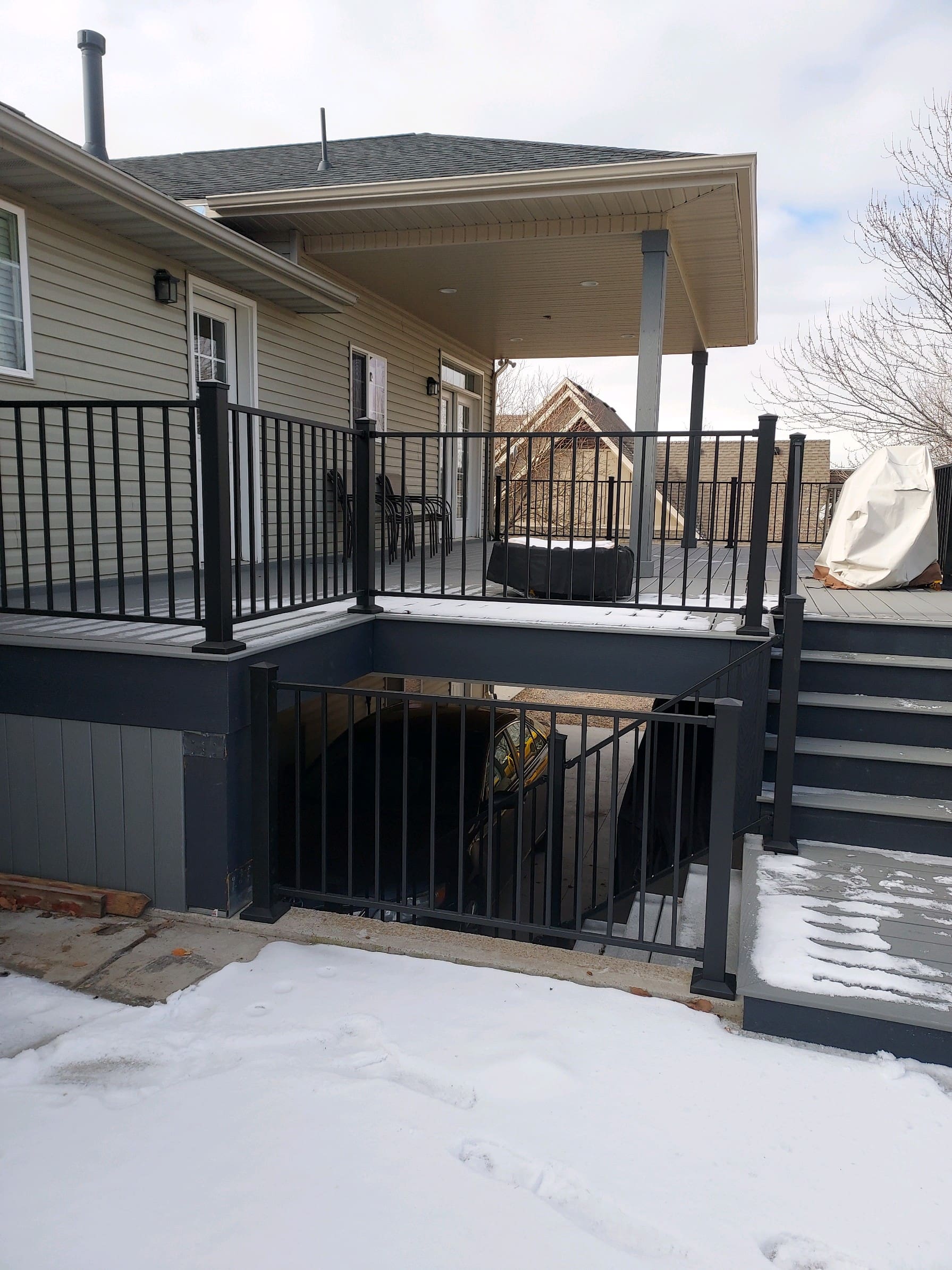 Custom Outdoor Deck Roofing in Utah by Blackrock Decks