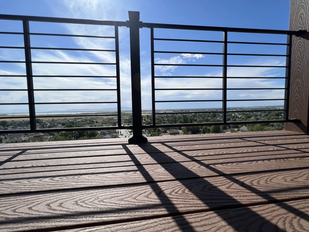 Metalworks | Black Steel Deck Railing Photos by Blackrock Decks